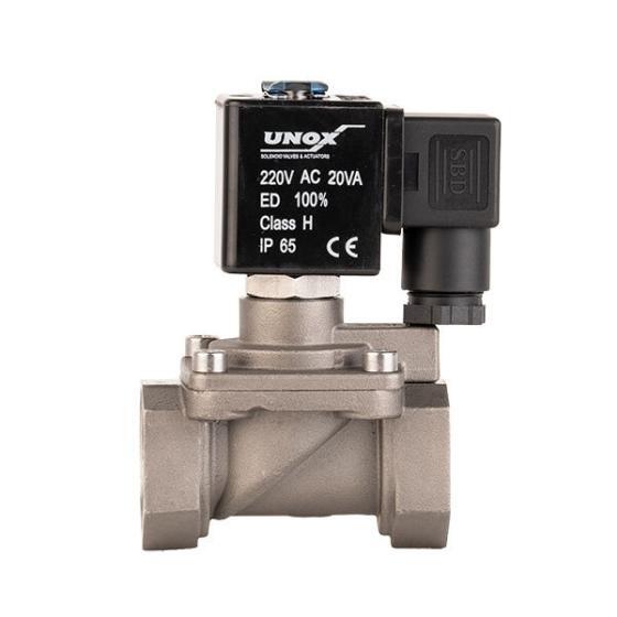 Stainless Steel Steam Solenoid Valves | Unox Vana